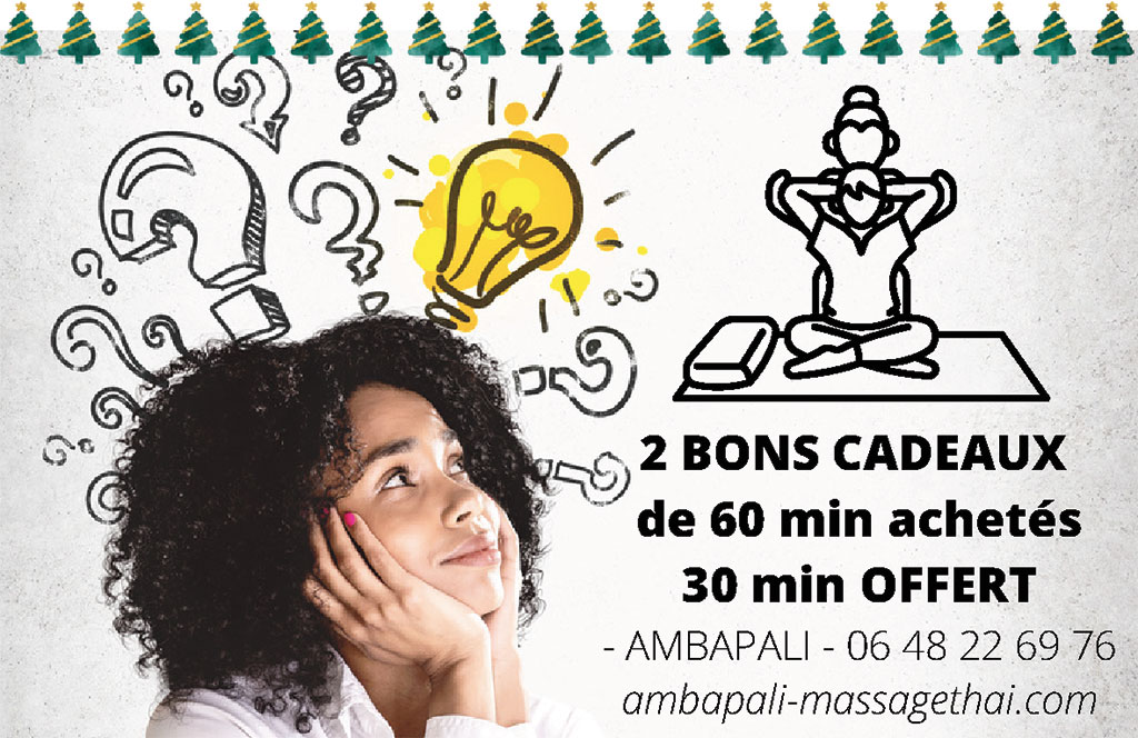 Noël : offrez du bien-être - Massage Thaï Marseille Ambapali